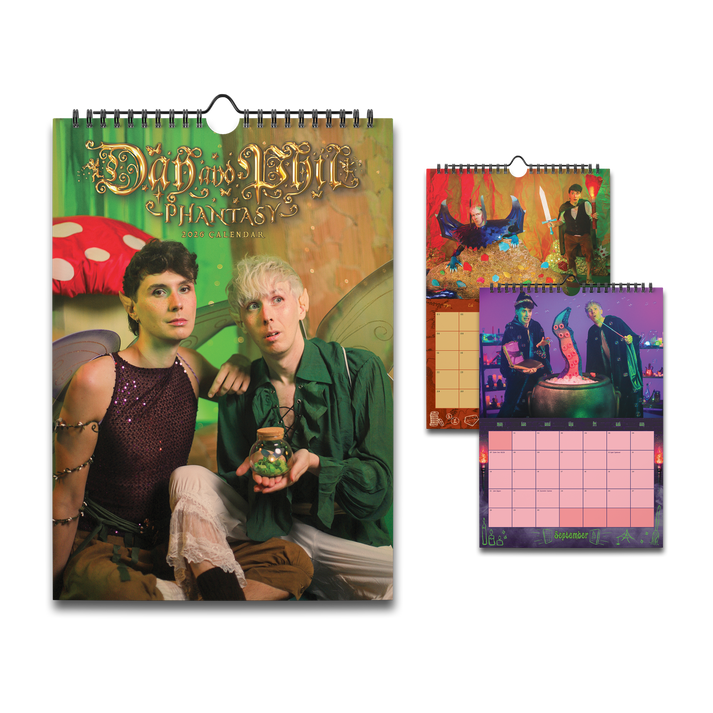 Dan and Phil Phantasy 2026 Calendar – Dan & Phil Shop (U.S.)